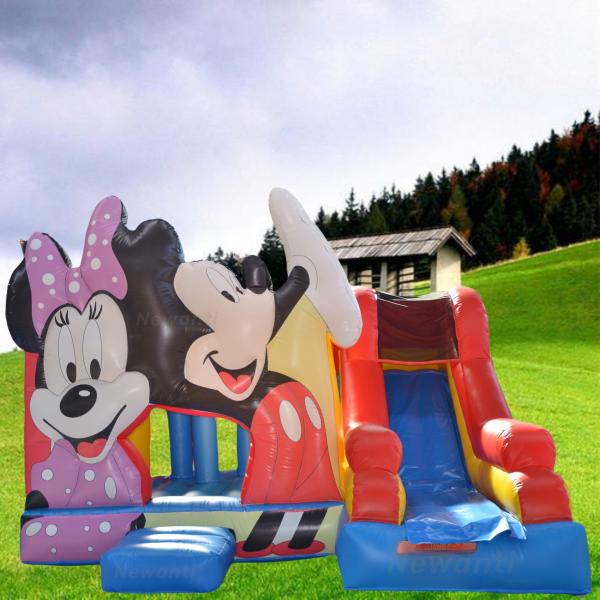 Modern Inflatable Mario Castle Commercial Bounce House with Bag Accessory