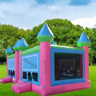 China 2024 PVC Customized Color Inflatable Castle Princess Bounce House Patrol Bouncy Castle for sale