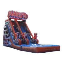 China Customized Size Inflatable Water Climbing Games with Slide for sale