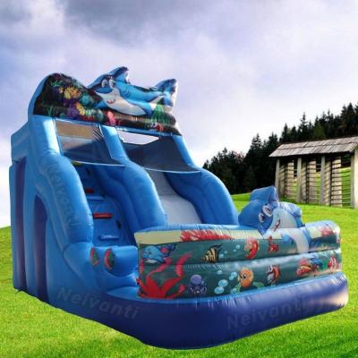China Residential Occasion Inflatable Slide for Children's Water Play Customized Color for sale