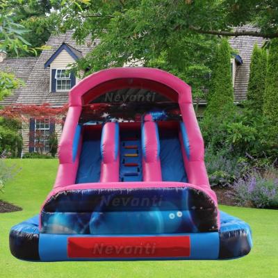 China Custom Color Air Filled Inflatable Slide Perfect for Summer Fun and Family Fun for sale