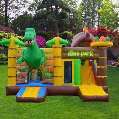 Cina Casa gonfiabile da dinosauro con colore personalizzato in PVC e castello di trampolino in vendita
