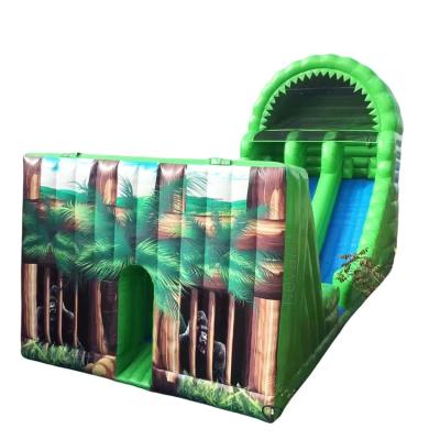 China 2024 Modelos más recientes 20m tobogán de agua inflable Ideal para el hogar y capacidad máxima 100-500kg en venta