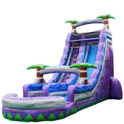 China 2024 Inflatable Water Slide Ocean Theme with PVC Material and Accessory Packing Bag for sale