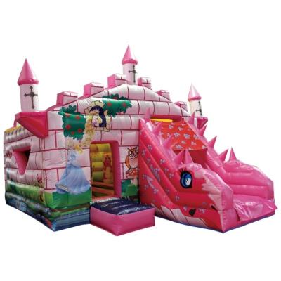 Cina Castello saltante commerciale con diapositiva e logo personalizzato stampato Cow Bouncy House Design in vendita
