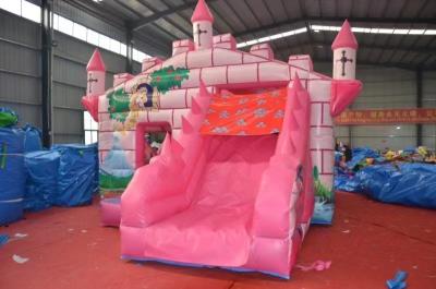 China Commercieel springkasteel met dia en aangepast logo Printed Cow Bouncy House Design Te koop