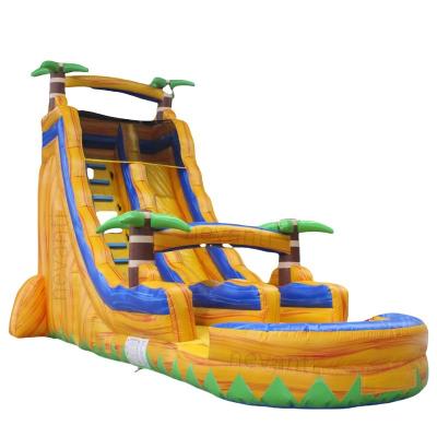 China Customized Inflatable Bounce House Kids Jumper with Large Water Slide and Outdoor Games for sale