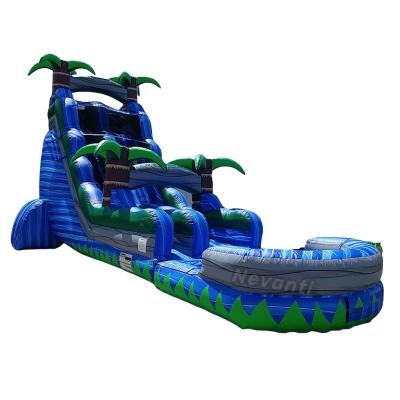 China Customized Inflatable Bounce House Kids Jumper with Large Water Slide and Outdoor Games for sale