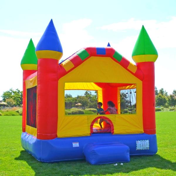 Customized Size Inflatable Santa Claus Castle Night Club Bounce House for 14 Years Up