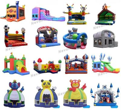 Cina 8-13 anni Gamma d'età Bambini Castello Festa Moonwalk Casa gonfiabile con piscina in vendita