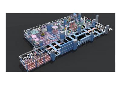 China Plastic Slide Indoor Playground for Children Customized Soft Play Area in Kindergarten for sale