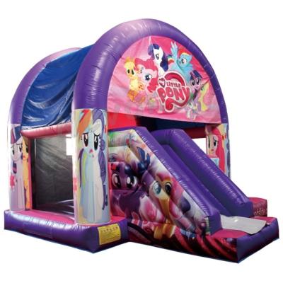 Cartón de patrulla de los niños Inflable caliente del castillo de salpicadero Combo para aventuras lúdicas