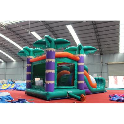 中国 年齢範囲 5〜7歳 商業用PVCジャンプバウンサー ドライスライド オーダーメイドロゴ印刷 販売のため
