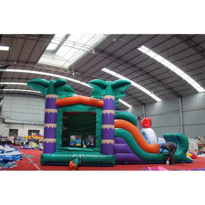 Cina Intervallo d'età da 5 a 7 anni Commerciale Pvc Salto Bouncer Slide asciutto Logo personalizzato stampato in vendita