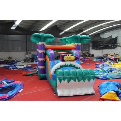 Cina Intervallo d'età da 5 a 7 anni Commerciale Pvc Salto Bouncer Slide asciutto Logo personalizzato stampato in vendita