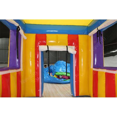 Cina Unisex casa gonfiabile salto casa con logo personalizzato intrattenimento stampato in vendita