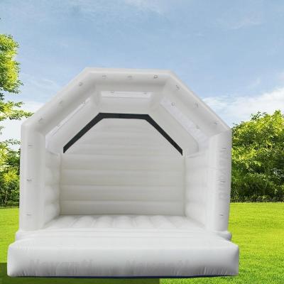 Cina White Bounce House Castle 13x13ft o 15x15ft Kit di riparazione accessori Logo personalizzato stampato in vendita