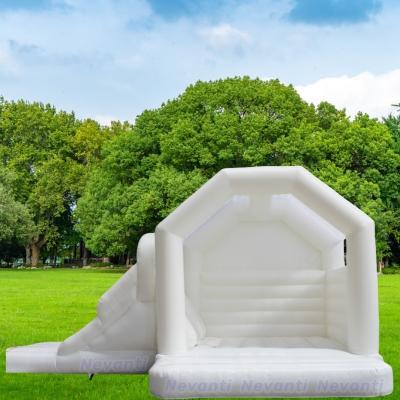 China 8-13 Years Old Customized Color Inflatable White Wedding Jumpers for Big Celebrations for sale