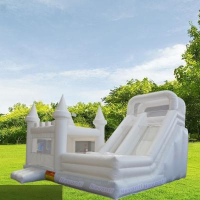 China 8-13 Years Old Customized Color Inflatable White Wedding Jumpers for Big Celebrations for sale