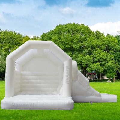 China 8-13 Years Old Customized Color Inflatable White Wedding Jumpers for Big Celebrations for sale
