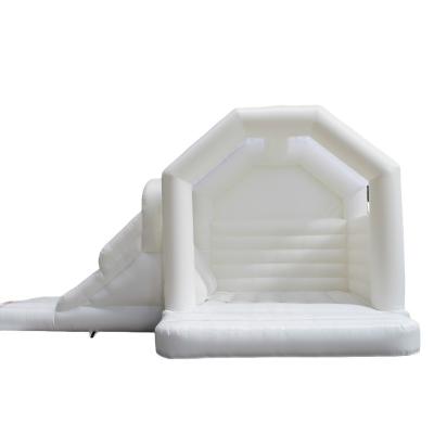 China Commercial Kids Wedding Inflatable Bouncer with Slide and Ball Pit Unisex Design for sale