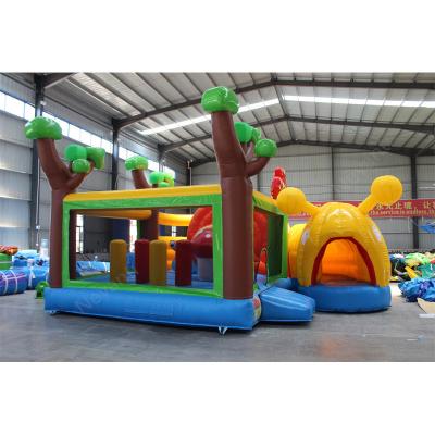 Cina Bouncer gonfiabile per bambini con diapositiva e stampa del logo personalizzato in vendita