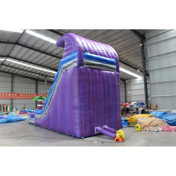 14 Years up Inflatable Pool with Slide and Commercial Water Slide Repair Kit Included