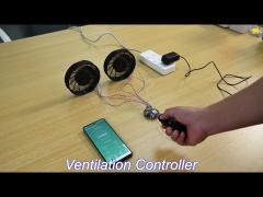 air ventilation controller 12vdc ce certificated ir remote / tuya app operation