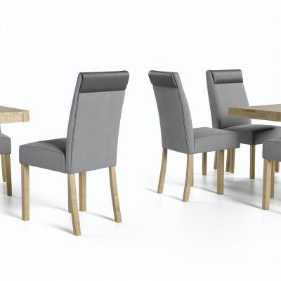 Chine Des fauteuils de salle à manger en bois moderne avec une profondeur de siège de 17 pouces à vendre