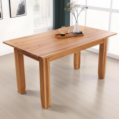 China 30kg Nordic Wooden Dining Table Classic Dining Room Table Set for Family Gathering Wood for sale