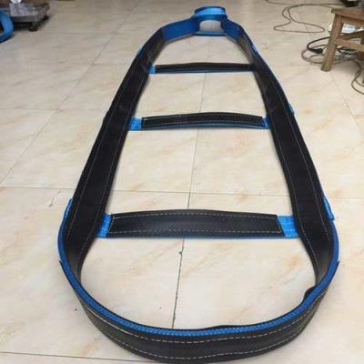 China 10T 20Ton flat glass webbing lifting sling for sale