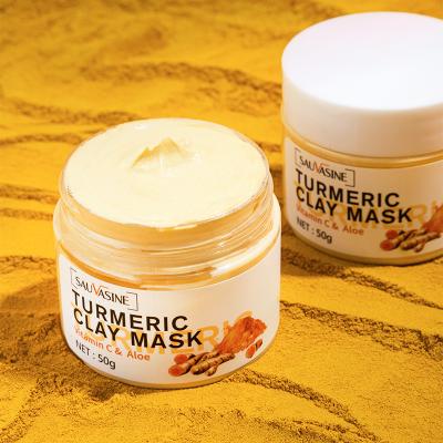China De Room van het de Zorggezicht van de vitamine Chuid het Anti Verouderen Vlotte Diepe Schoonmakende Kurkuma Clay Mask Te koop