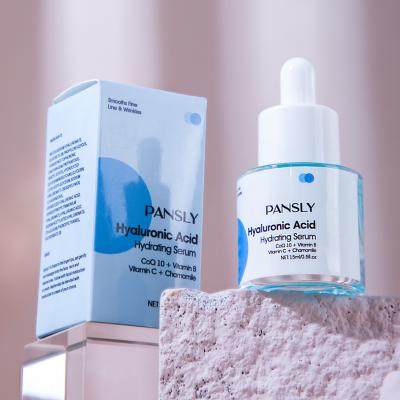 中国 15ml ピュア ヒアルロン酸 セラム ビタミン C アンチエイジング リペア ハイドレーティング フェイシャル 販売のため