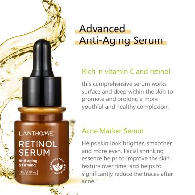 China Hyaluronzuur en Retinol Vitamine E Serum Anti Aging Rimpel Verstevigende Verheldering Te koop