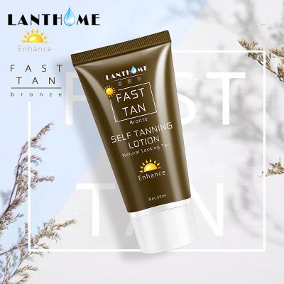China Lanthome creme autobronzeador 50g loção bronzeadora sem sol para corpo bronzeado rápido à venda