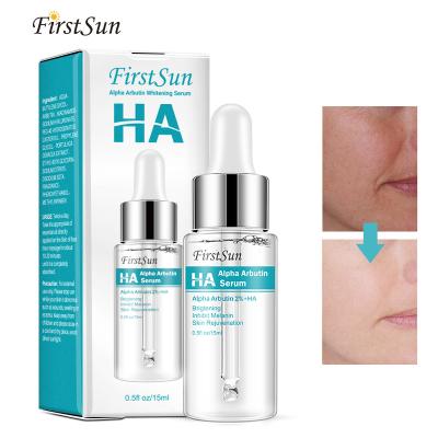 China Firstsun Glycolic Organic Face Serum voor donkere vlekken Remt melanine Te koop