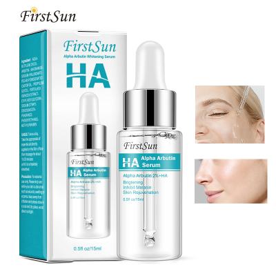 China Firstsun Glycolic Organic Face Serum voor donkere vlekken Remt melanine Te koop