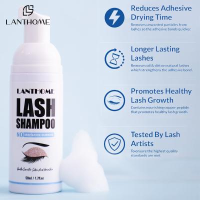 Cina Lanthome Shampoo per ciglia con spazzola Detergente in schiuma per ciglia OEM ODM in vendita
