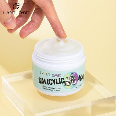 Cina Maschera per il viso all'acido salicilico Crema Detergente per maschera viso anti acne Detergente OEM ODM in vendita
