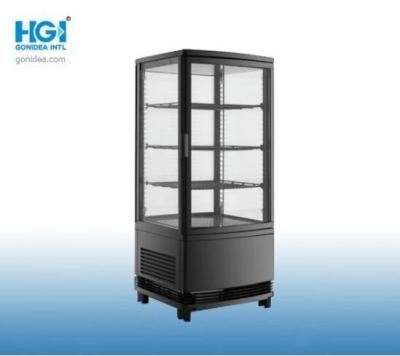 Cina Refrigeratore di vetro 86L del controsoffitto della porta curvo verticale in vendita