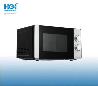 China Os ABS almofadam o forno micro-ondas elétrico 20L do botão de aço inoxidável à venda