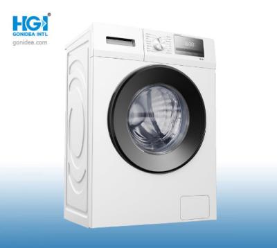 China Máquina de lavar roupa de carga frontal com tela de LED preta 7 kg Série G à venda