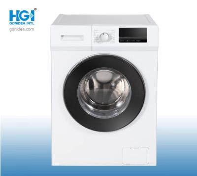 China Máquina de lavar roupa de carga frontal com tela de LED preta 7 kg Série G à venda