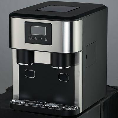 China Stainless Steel Mini Counter Top Bullet Ice Maker And Crusher Black Red for sale