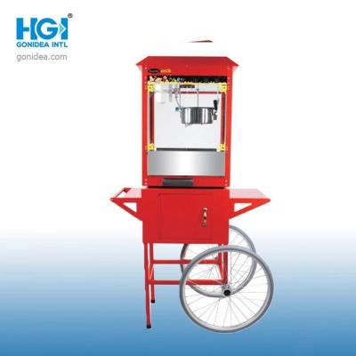 China Commercial Multipurpose Electric Popcorn Maker Machine With Cart Trolley for sale