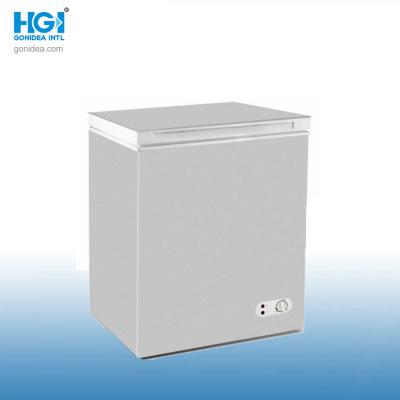China Glasmateriaal Eendeurs diepkoelkast Mechanische temperatuurregeling Te koop