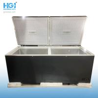 China 800L Two Doors Deep Chest Freezer Mechanical Temperature Control for sale