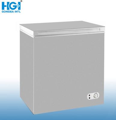 China Hgi Top Open Freezer Eenvoudige glazen deur Kust Freezer Model Bd/Bc-262qg Te koop