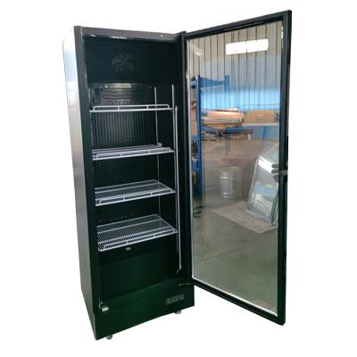China Strong 500L Direct Cooling Templed Glass Single Door Upright Showcase Cooler for sale