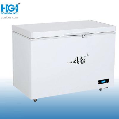 China Color Sprayed Steel Outside Material Ultra Low Temperature Freezer with Remote Alarm Port High Density Polyurethane Foam Insulation Material for sale